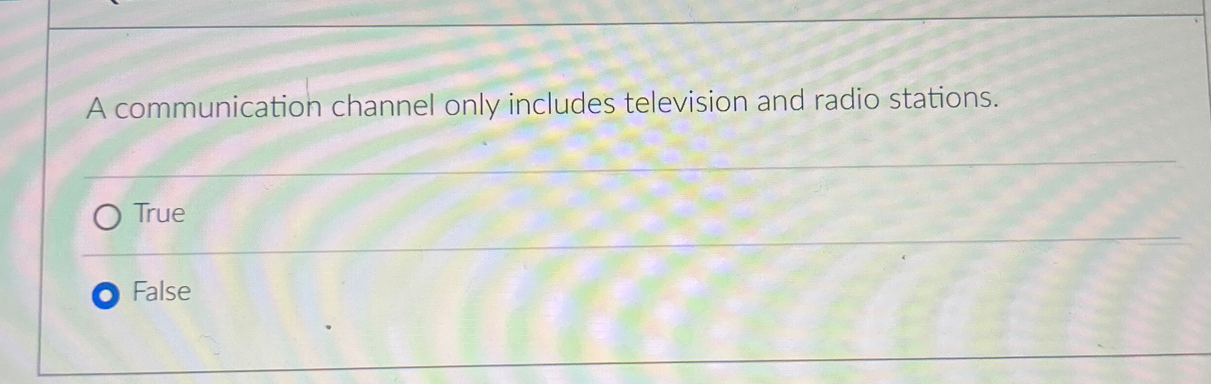 Solved A communication channel only includes television and | Chegg.com