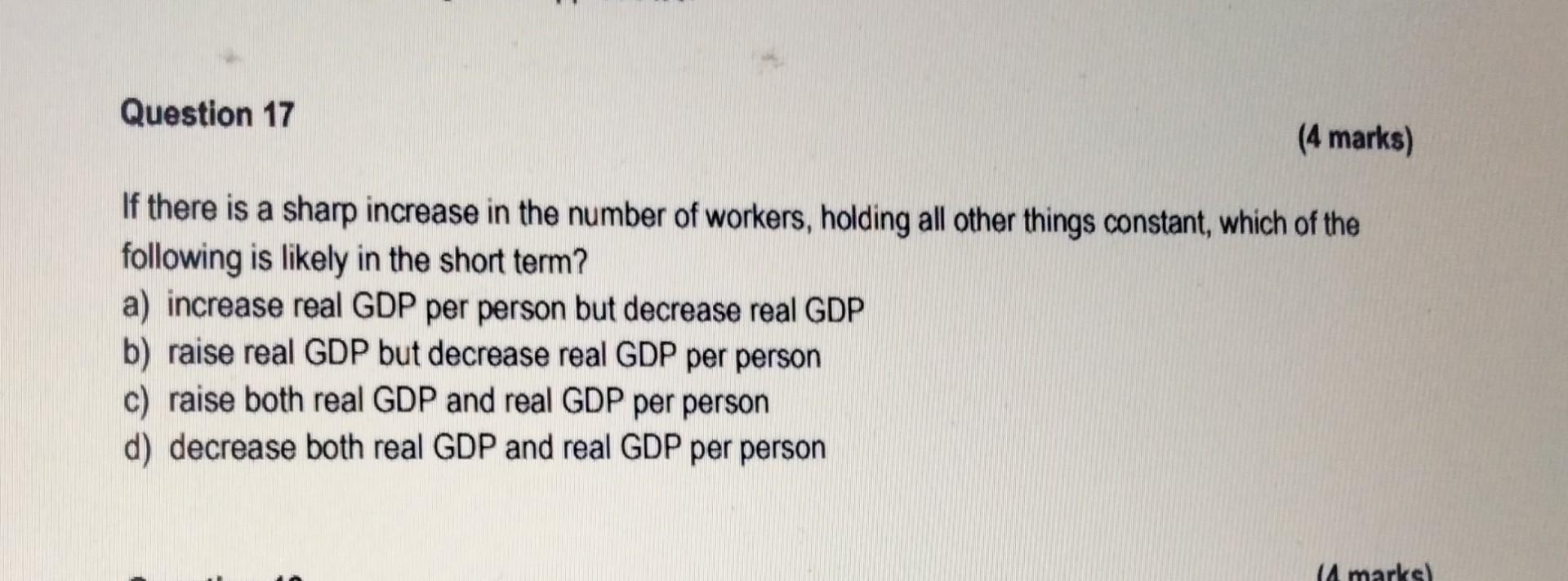 Solved If there is a sharp increase in the number of | Chegg.com