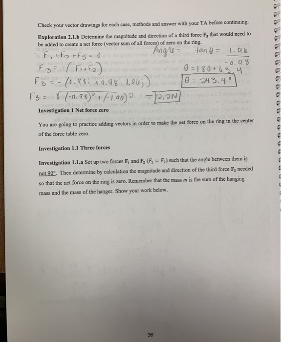 Solved Exploration 2 Force Force is a vector quantity. An | Chegg.com