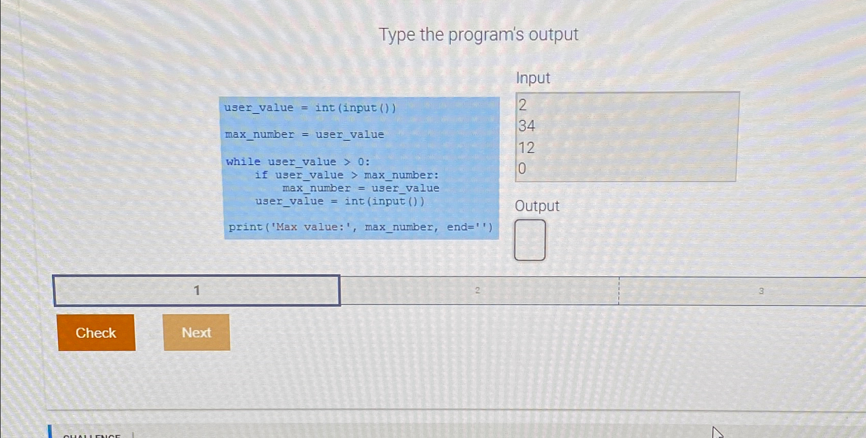 Solved Type the program's | Chegg.com