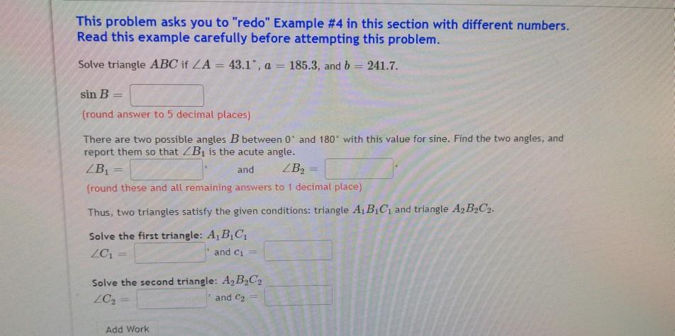 Solved This problem asks you to "redo" Example #4 in this | Chegg.com