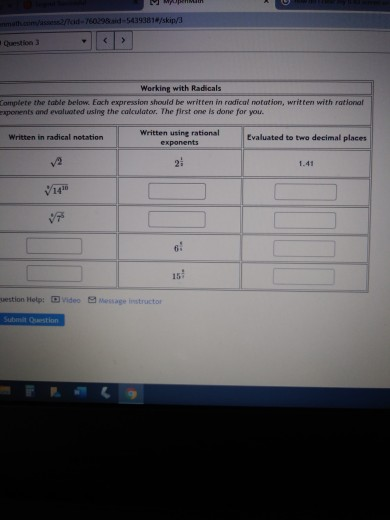 Solved method=760298-5439381/skin/3 Working with | Chegg.com