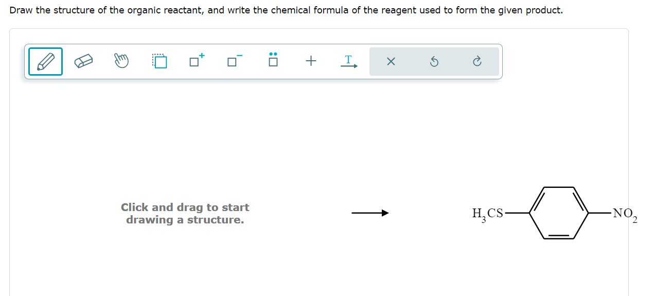 Solved Draw the structure of the organic reactant, and write | Chegg.com