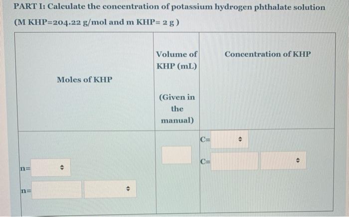 Solved PART III: Standardization of NaOH solution (finding | Chegg.com