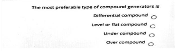 Solved For traction loads, the type of the preferred DC | Chegg.com
