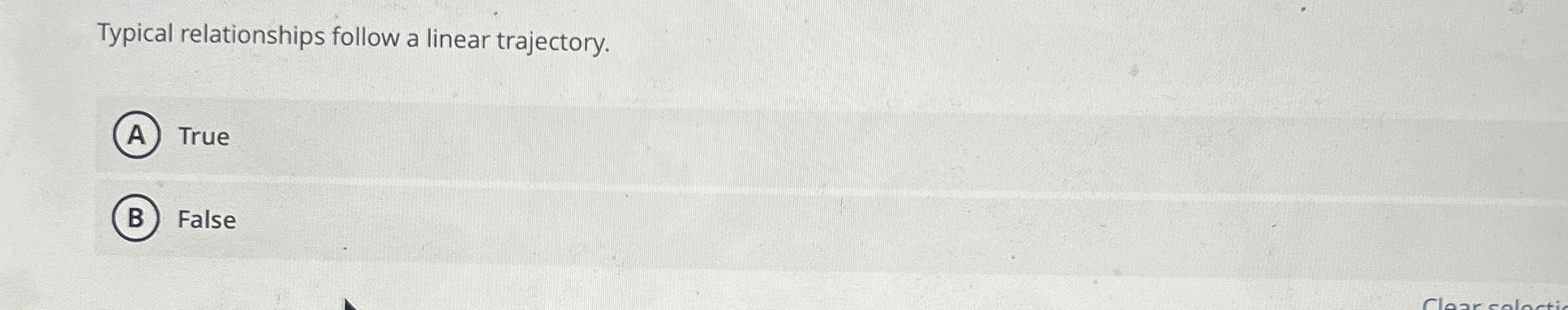 Solved Typical relationships follow a linear | Chegg.com