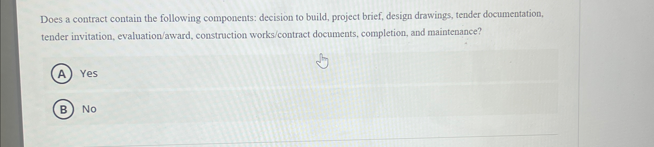 Does a contract contain the following components: | Chegg.com