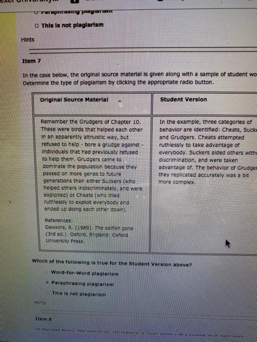 Solved Item 10 In the case below, the original source | Chegg.com