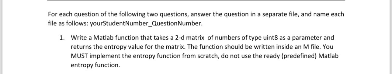 Solved For each question of the following two questions, | Chegg.com