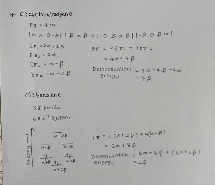 Solved [Topic 9E.2(a)] Given the π-electron binding energy | Chegg.com