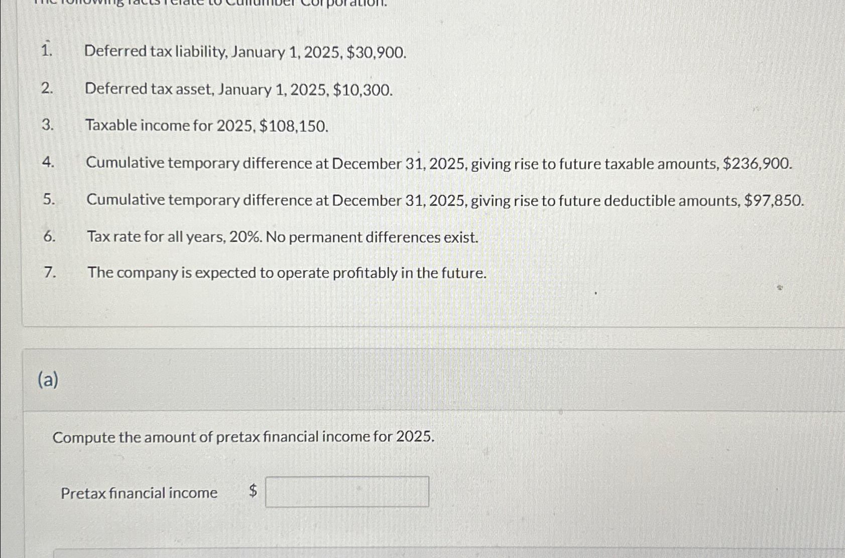 Solved Deferred tax liability, January | Chegg.com