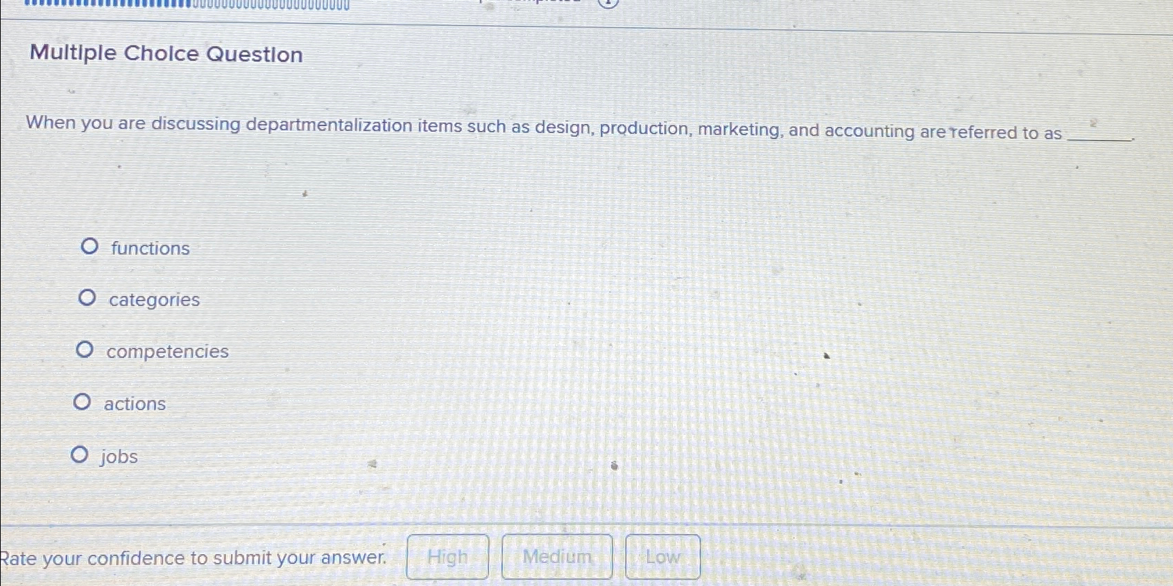 Solved Multiple Cholce QuestionWhen you are discussing | Chegg.com
