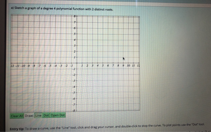 Solved a) Sketch a graph of a degree 4 polynomial function | Chegg.com
