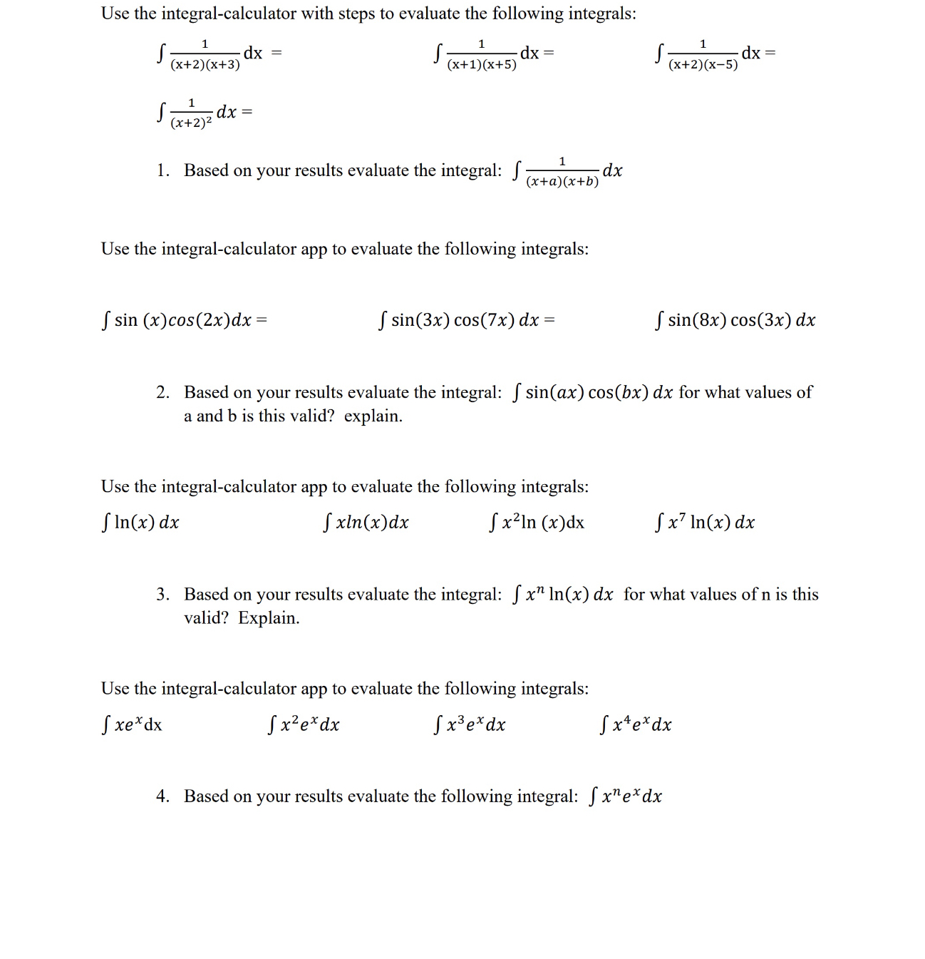 Solved Use the integral-calculator with steps to evaluate | Chegg.com