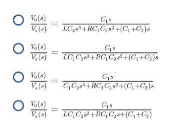 Solved 3. Use the impedance method to obtain the transfer | Chegg.com