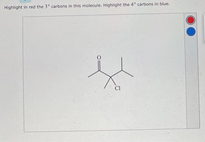 Solved Highlight In Red The 3∘ Carbons In This Molecule