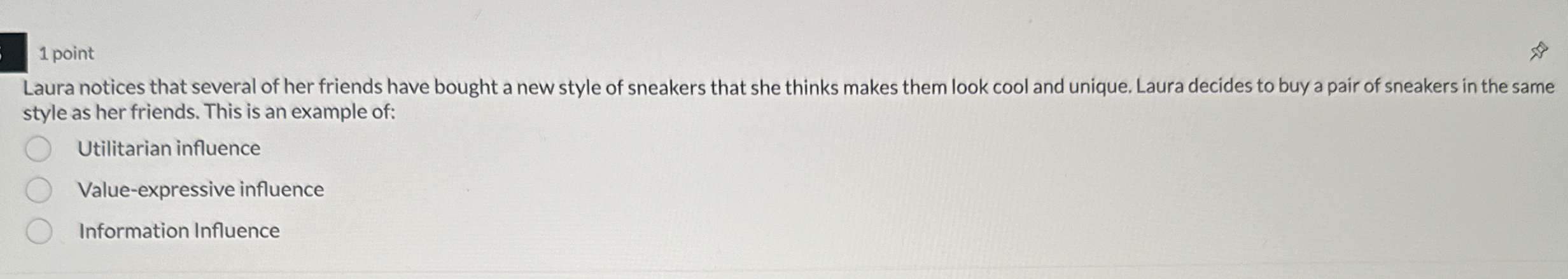 Solved 1 ﻿pointLaura notices that several of her friends | Chegg.com