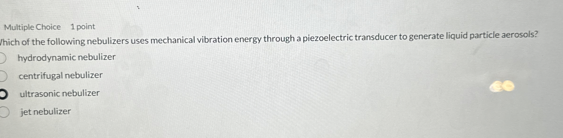 Solved Multiple Choice 1 ﻿point/hich of the following | Chegg.com