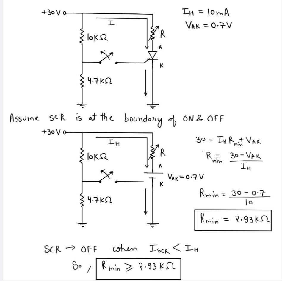 Solved 2. ﻿Explain the operation of the SCR on the | Chegg.com