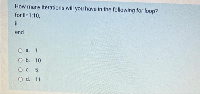 Solved For the following code segment, what will be value of | Chegg.com