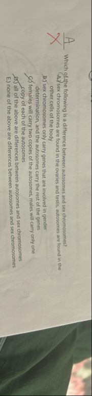 Solved AWhich of the following is a difference between | Chegg.com