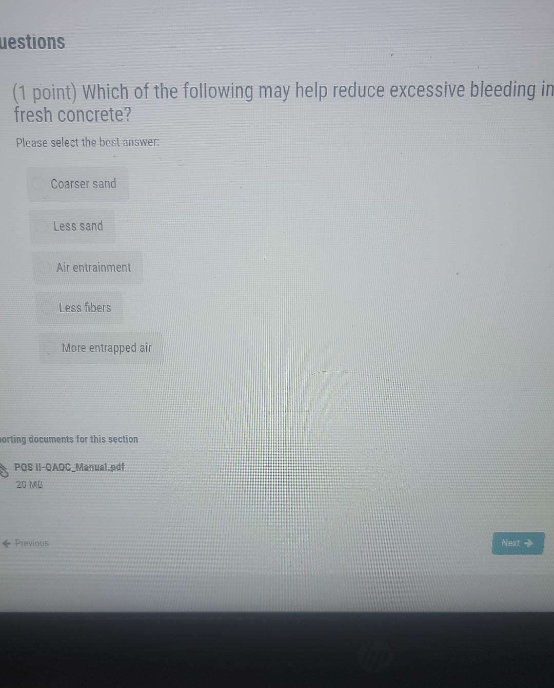 Solved (1 point) Which of the following may help reduce | Chegg.com