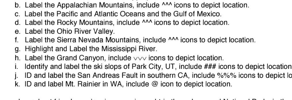 Solved UNITED STATESb. Label the Appalachian Mountains, | Chegg.com