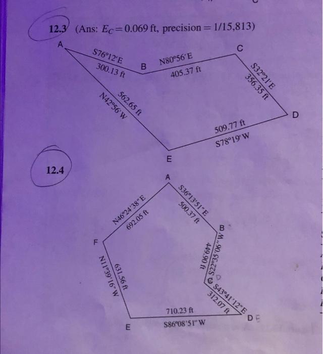 Solved How would you calculate the area of these shapes | Chegg.com