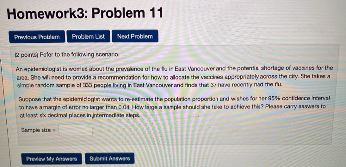 Solved Homework3 Problem 11 Previous Problem Problem List 