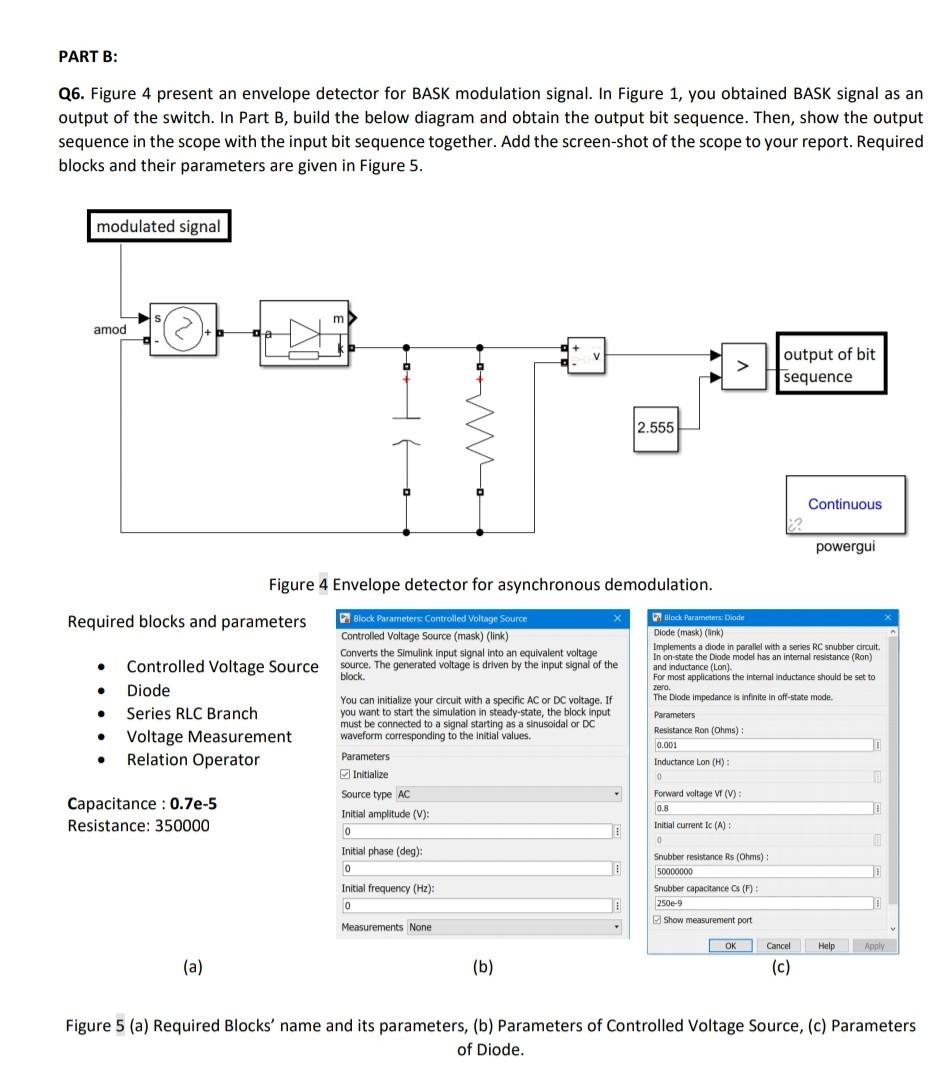 Block diagram of BASK modulation and demodulation is | Chegg.com