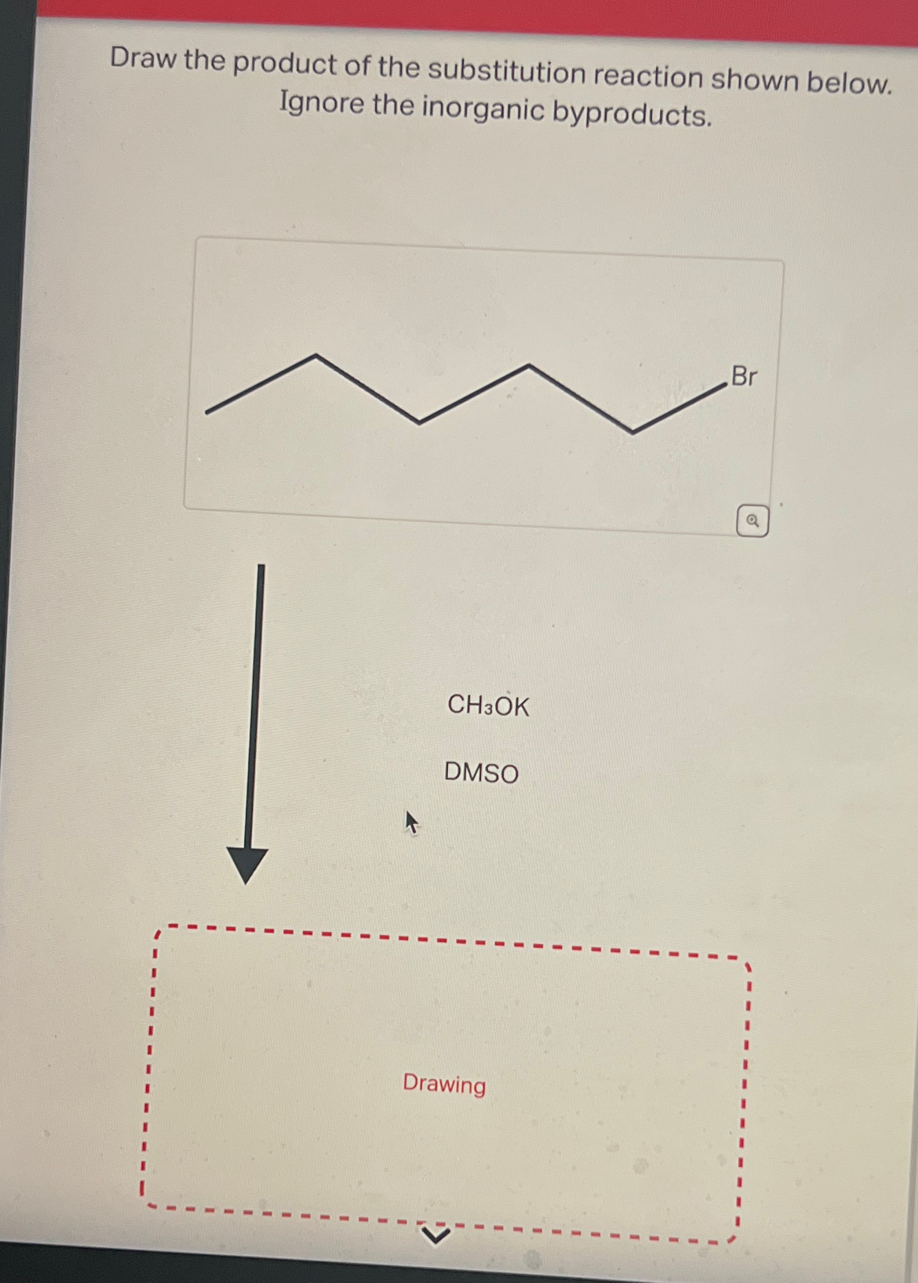 Solved Draw the product of the substitution reaction shown | Chegg.com