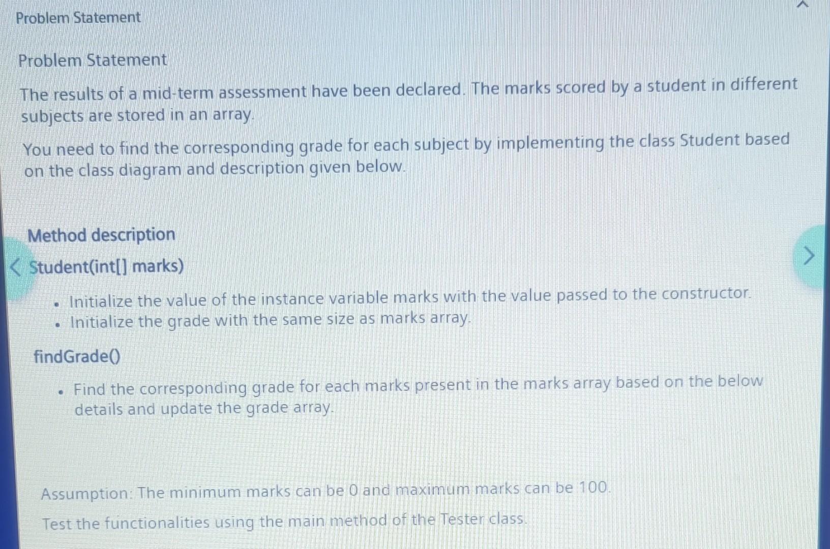 Solved Problem Statement The results of a mid-term | Chegg.com