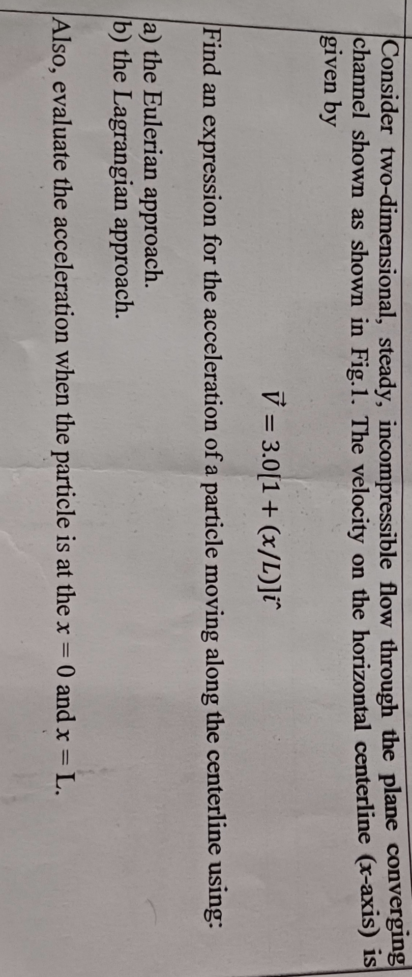 Solved Consider two-dimensional, steady, incompressible flow | Chegg.com