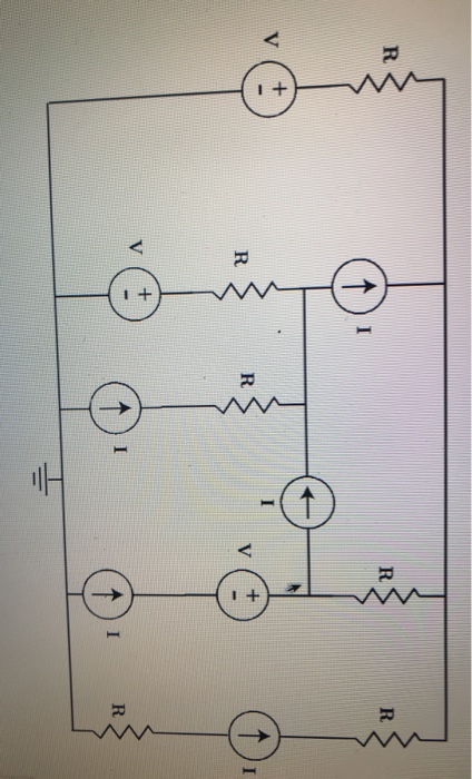 Solved + R V R. R V R R Circuits Topology P W | Chegg.com