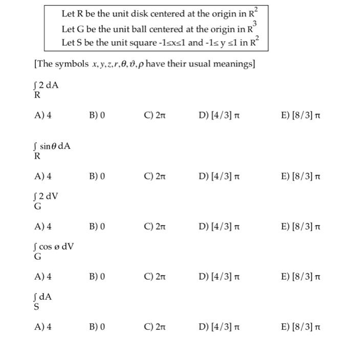 Solved 3 Let R be the unit disk centered at the origin in R? | Chegg.com