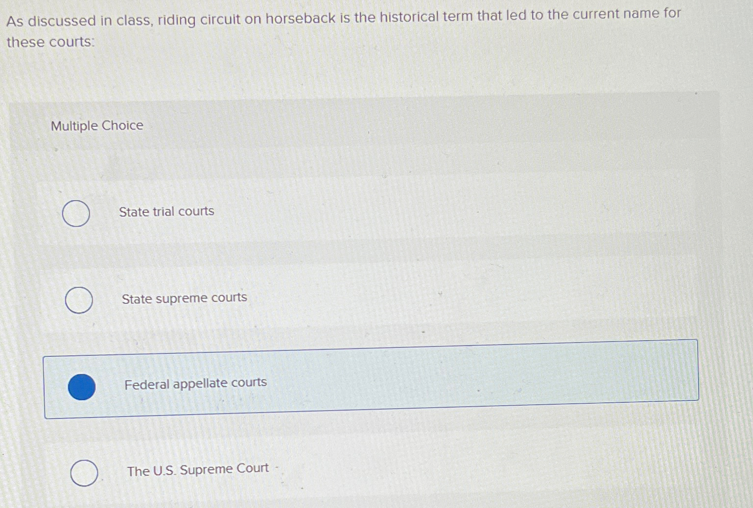 Solved As discussed in class, riding circuit on horseback is | Chegg.com