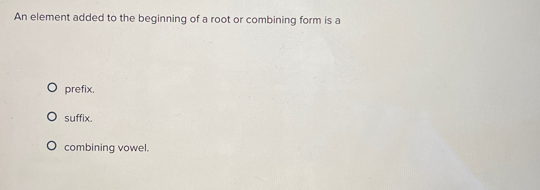 Solved An element added to the beginning of a root or | Chegg.com