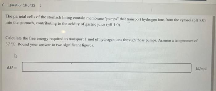 Solved The parietal cells of the | Chegg.com