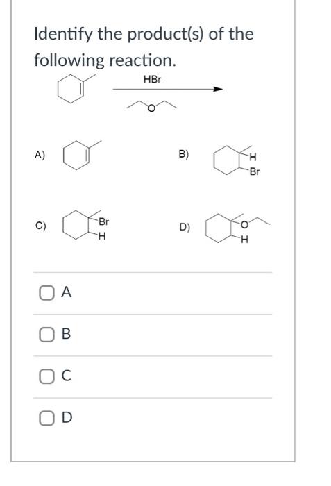 Solved Identify the missing reactant, reagent, or | Chegg.com