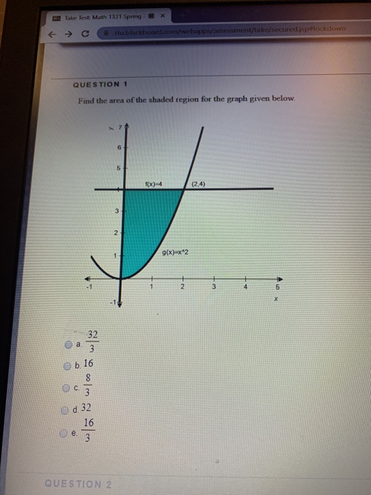 Solved Take Test: Math 1331 Spring X c ( | Chegg.com