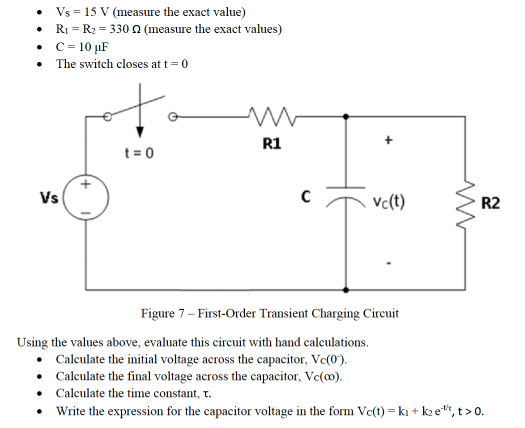Solved Complete the hand calculations according to a | Chegg.com
