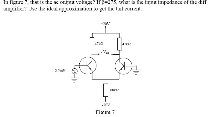 Solved In figure 7, that is the ac output voltage? If beta | Chegg.com
