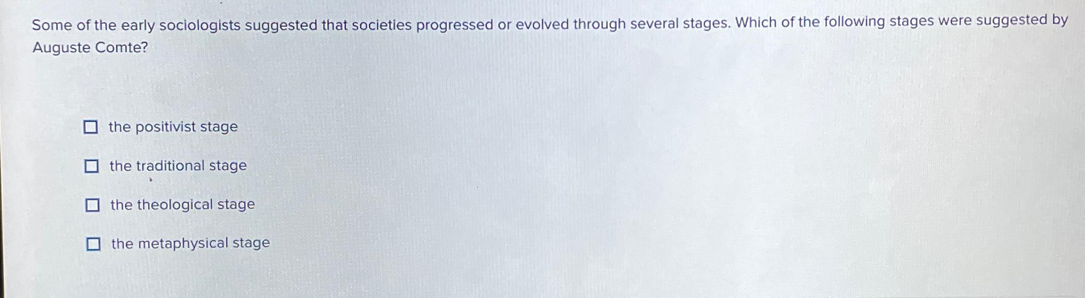 Solved Some of the early sociologists suggested that | Chegg.com