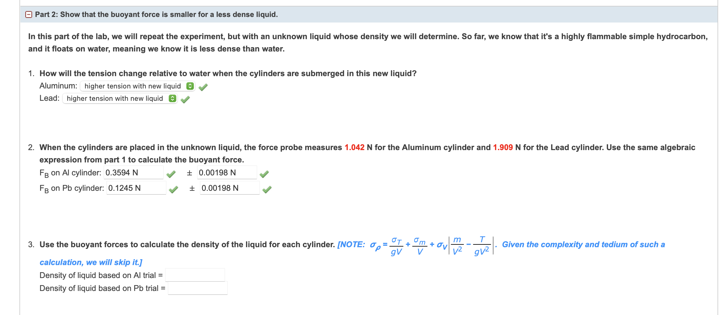 I need help with number 3 ﻿of part 2 | Chegg.com