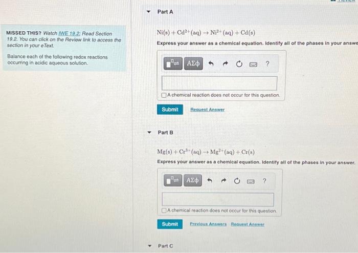 Solved MISSED THIS? Watch MVE 19 2; Fead Section | Chegg.com