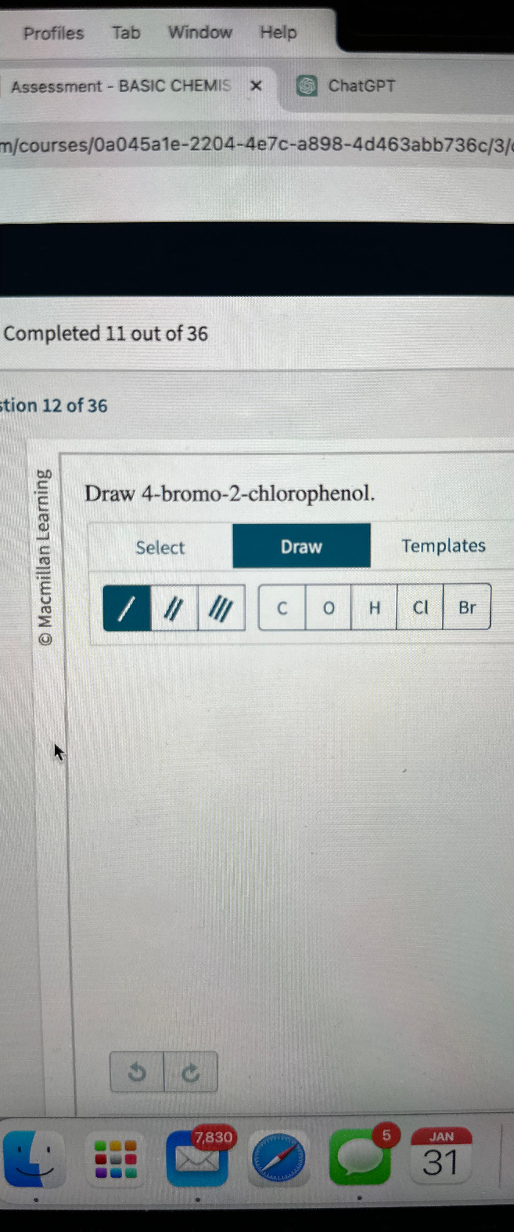 Solved ProfilesTabWindowHelpAssessment - ﻿BASIC | Chegg.com