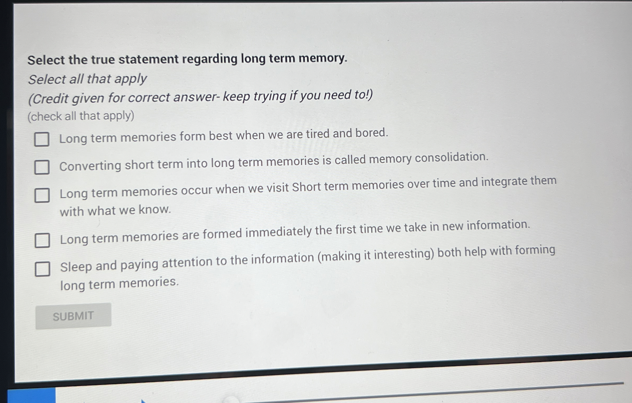 Solved Select the true statement regarding long term | Chegg.com