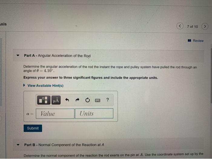 Solved Equations of Motion: Rotation about a Fixed Axis | Chegg.com