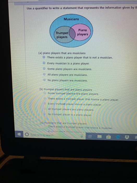 Solved Use a quantifier to write a statement that represents | Chegg.com