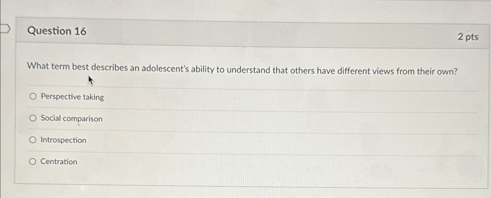Solved Question 162 ptsWhat term best describes an | Chegg.com Solved Question 162 ptsWhat term best describes an | Chegg.com